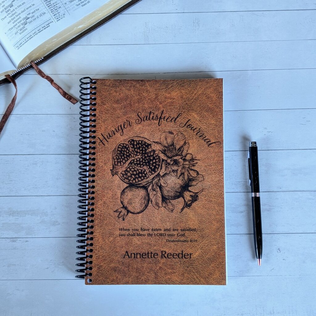 Hunger Satisfied Journal: Spiral Bound - The Biblical Nutritionist